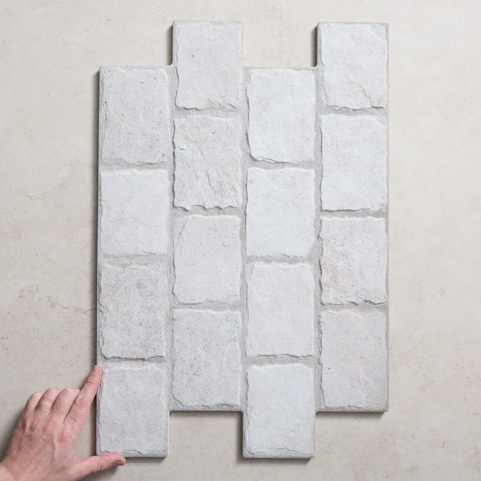 Borgogna White Cobblestone - ColorTile