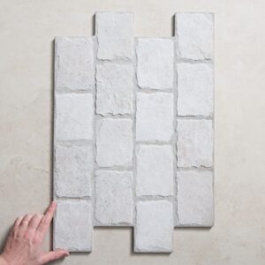 Borgogna White Cobblestone - ColorTile