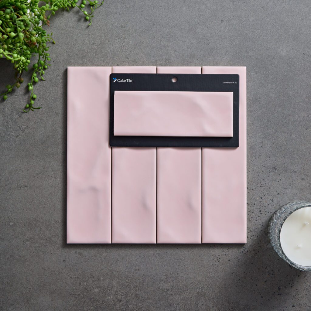 Pink Bathroom Tiles - Light, Dusty Pink Bathroom Tiles | ColorTile