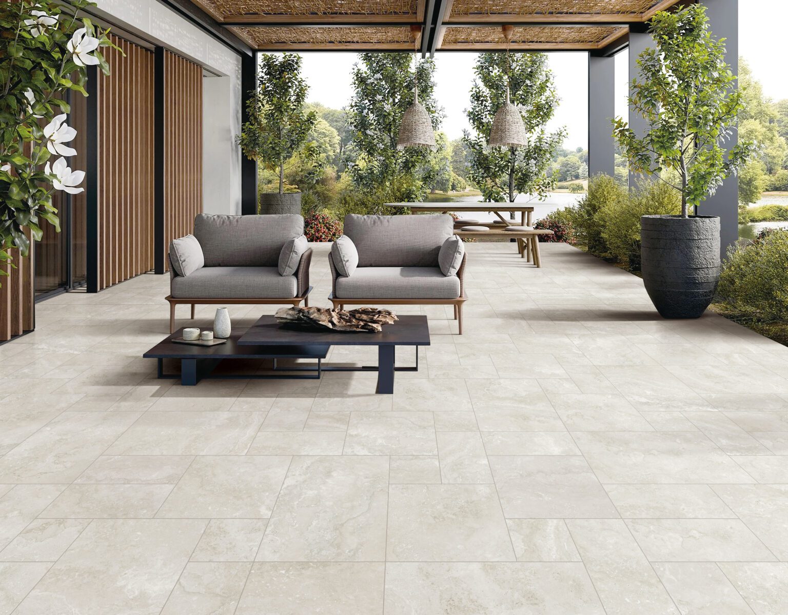Noosa Silver French Pattern - ColorTile